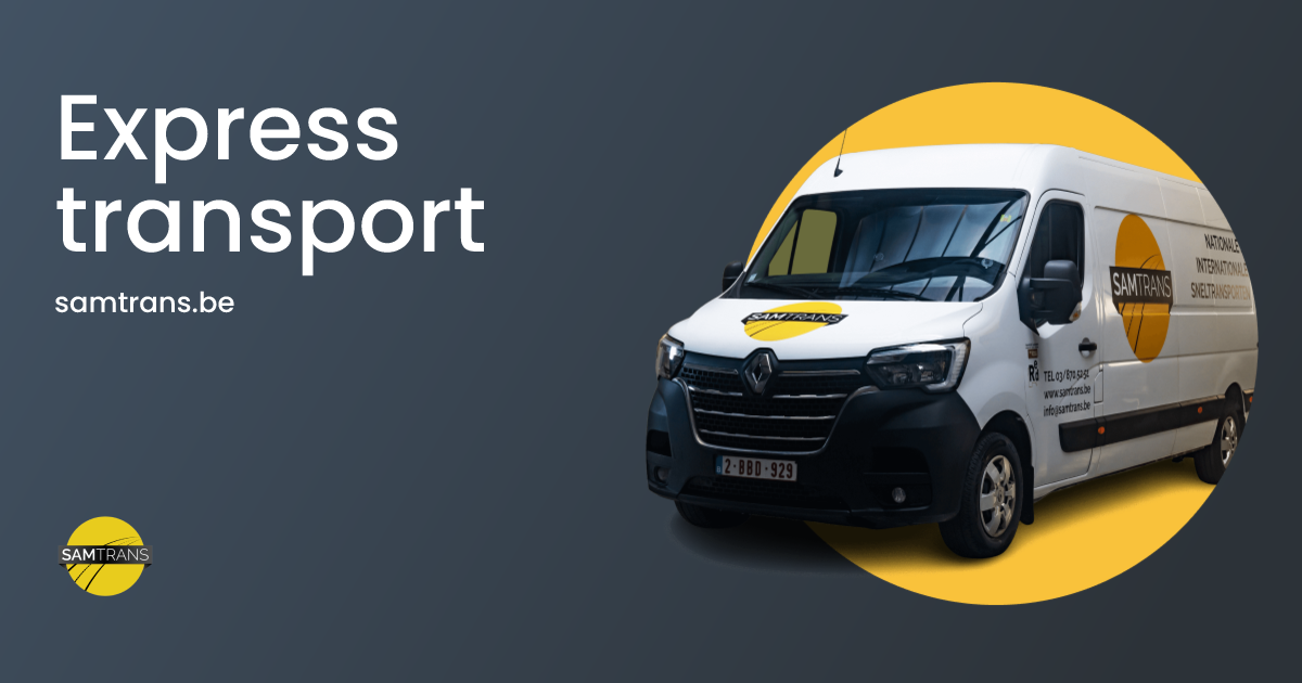 Express transport nodig? SamTrans express transporten